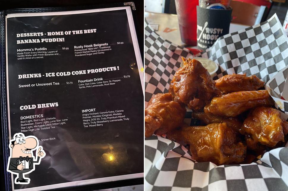 The Rusty Hook Bar & Grill, Bacliff - Restaurant menu, prices and reviews