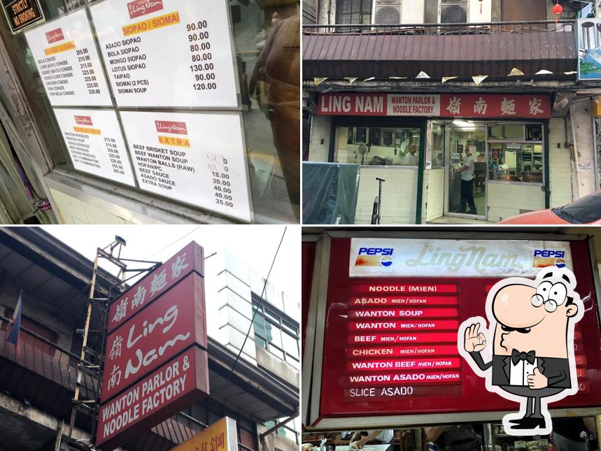 Ling Nam Noodle Factory And Wanton Parlor, Manila - Restaurant menu ...