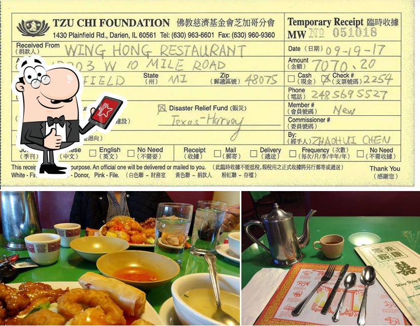 Wing Hong Restaurant, Southfield - Carta del restaurante y opiniones