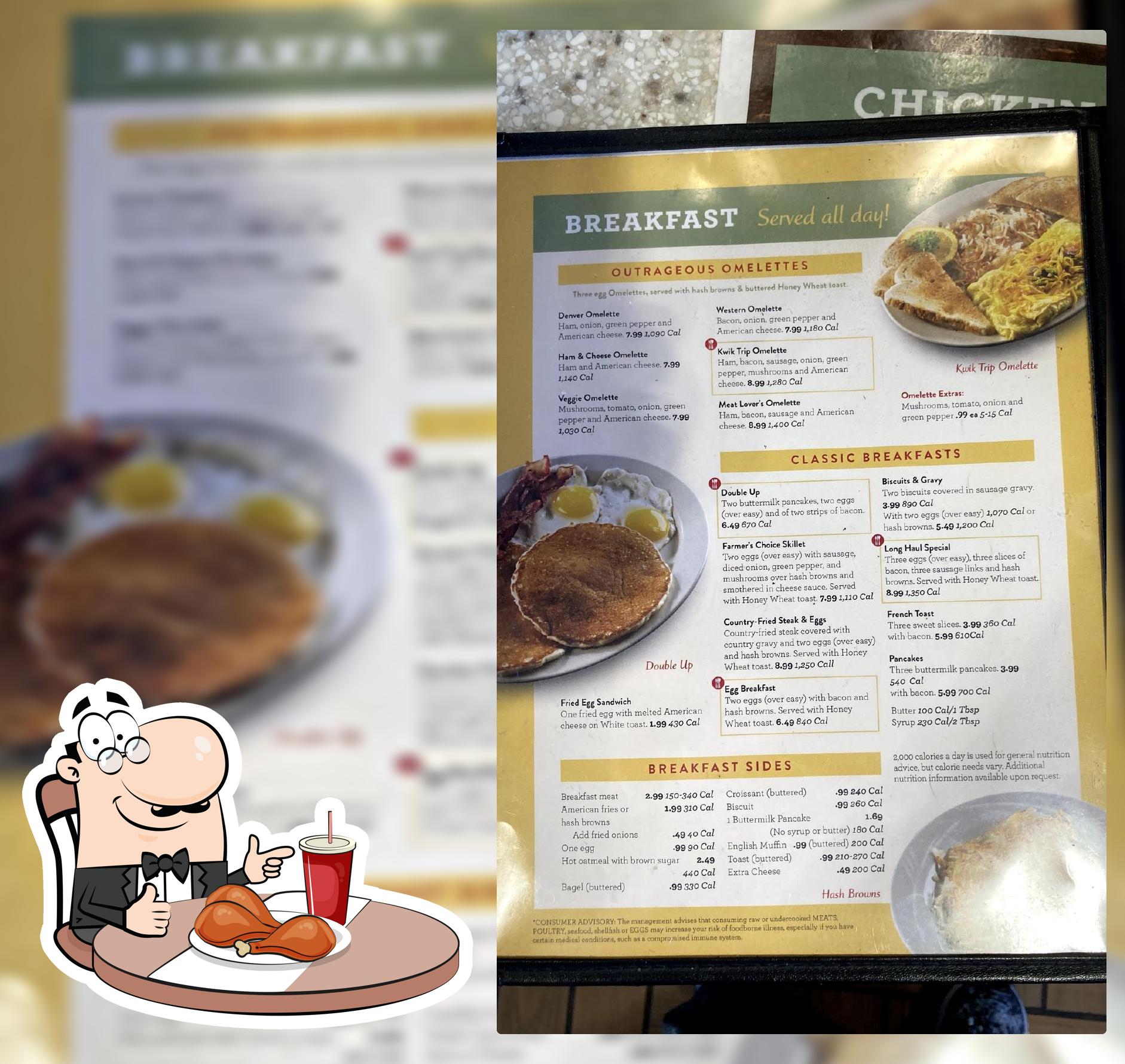 Hearty Platter Cafe - Kwik Trip, Caledonia - Restaurant menu, prices ...