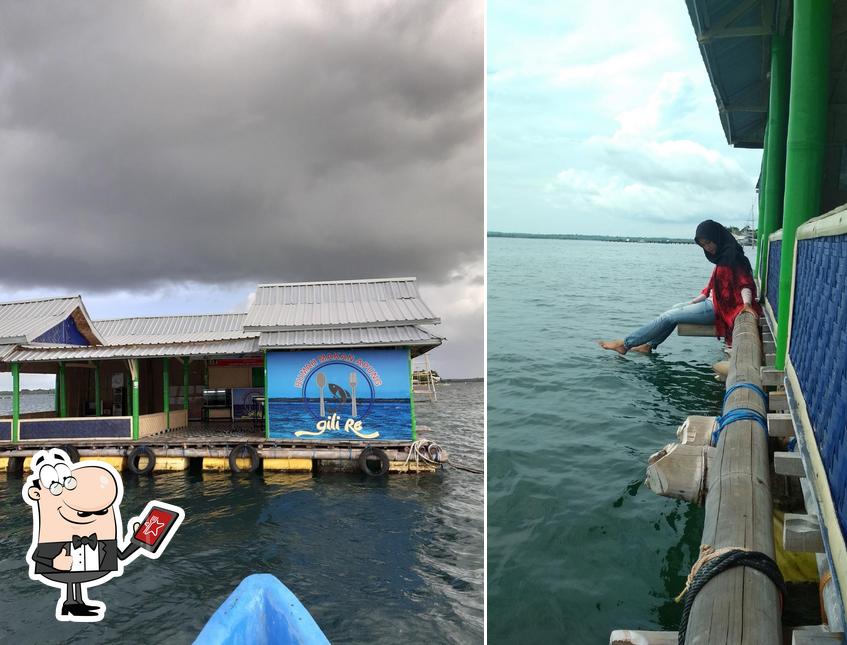 Rumah Makan Apung Gili Re restaurant, Indonesia
