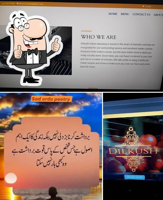 Dilkush in Swindon - Restaurant menu and reviews