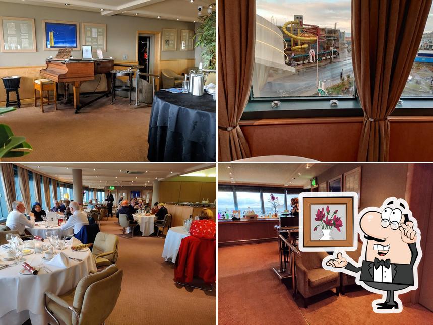 White Tower Restaurant, Ocean Boulevard, Promenade in Blackpool ...