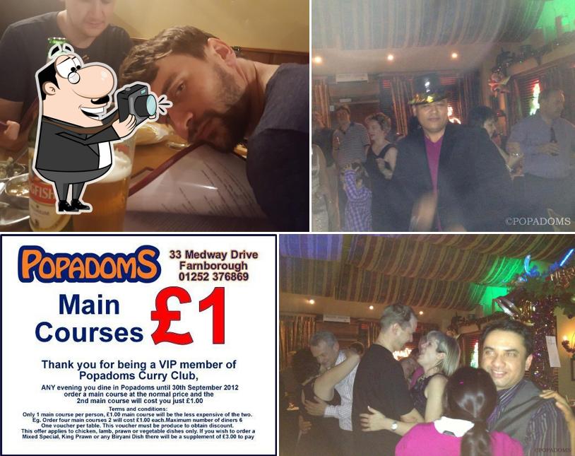 Popadoms Indian, Farnborough - Restaurant menu, prices and reviews