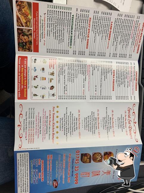 Yummy Kitchen Fish & Chips Chinese, Rhyl - Restaurant menu, prices and ...