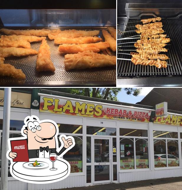Flames Kebab Pizza & Fish Bar, 38, 40 Station Rd in Heacham ...