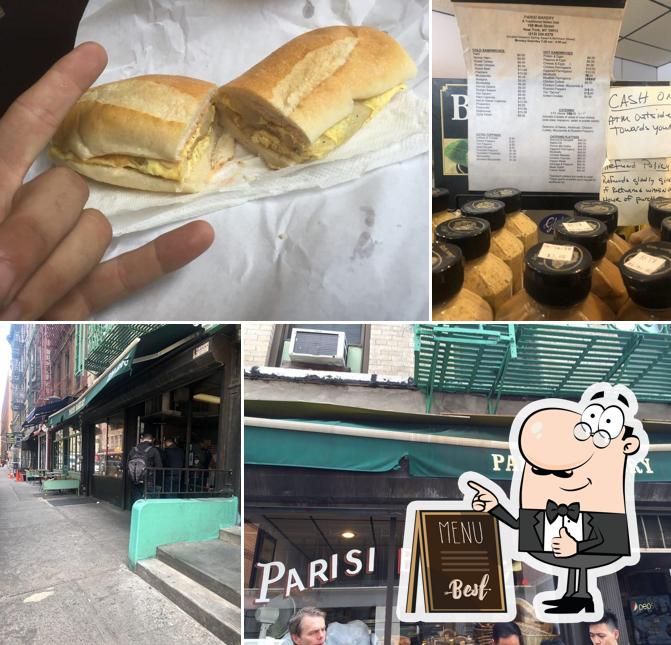 Parisi Bakery & Deli, 198 Mott St in New York City - Restaurant menu ...