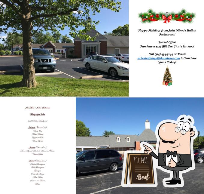 John Mineo's Italian Restaurant in Town and Country - Restaurant menu ...