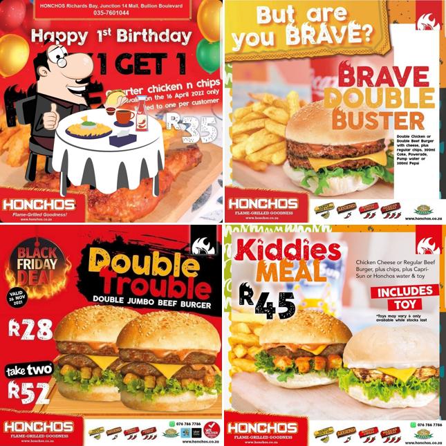 Honchos Richards Bay restaurant, Richards Bay - Restaurantspeisekarten ...