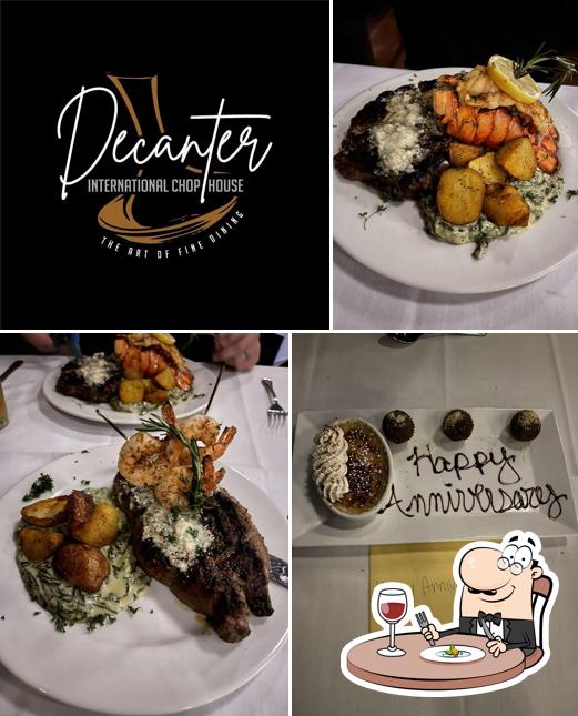 Decanter International Chophouse, Albany - Restaurant menu, prices and ...