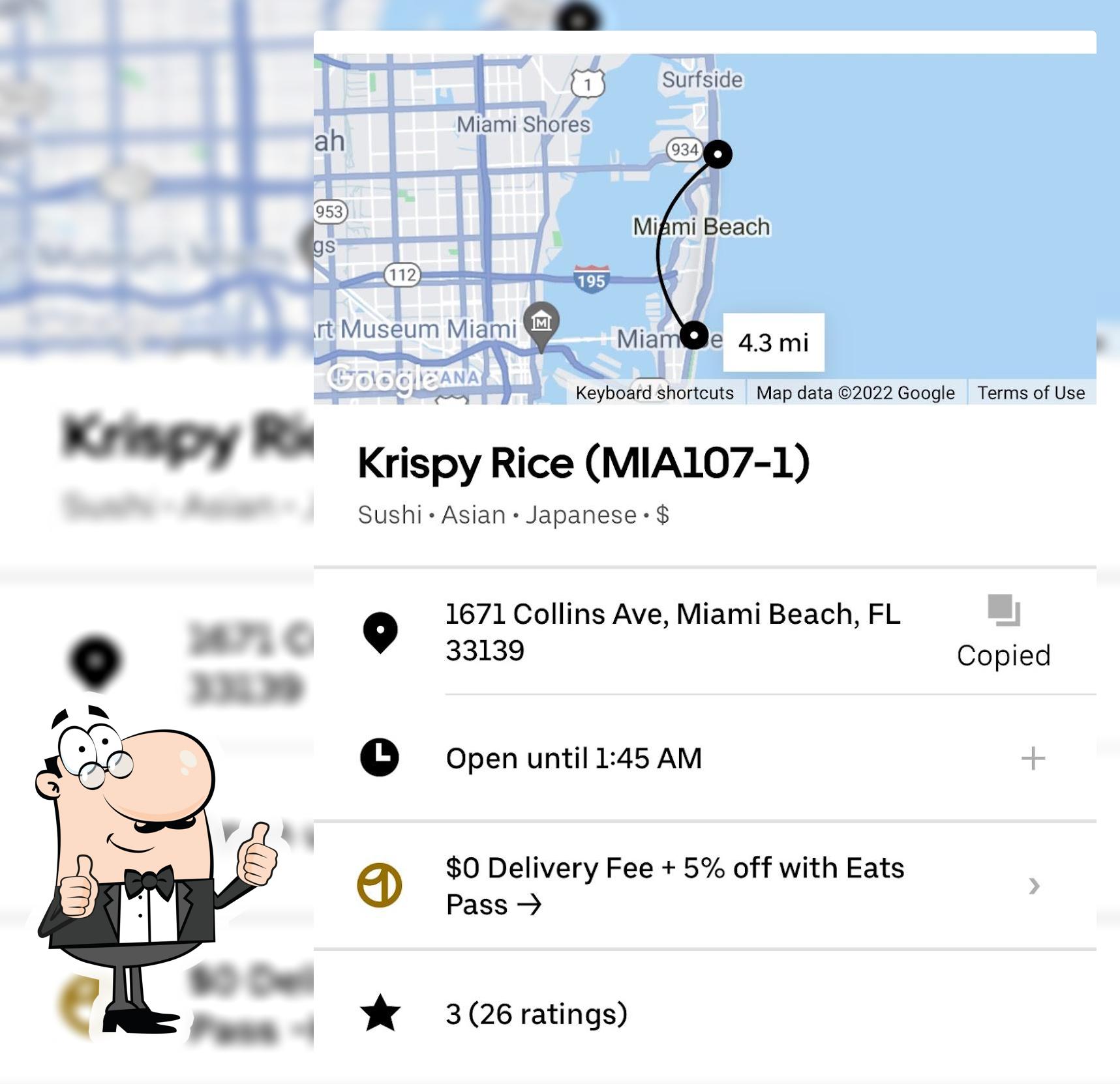 Krispy Rice, The Sagamore, 1671 Collins Ave in Miami Beach