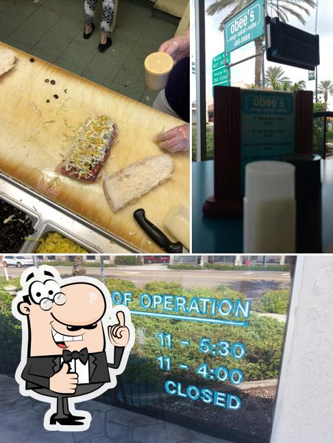 Obee's Soup-Salad-Subs, 261 S Tamiami Trail in Venice - Restaurant menu ...