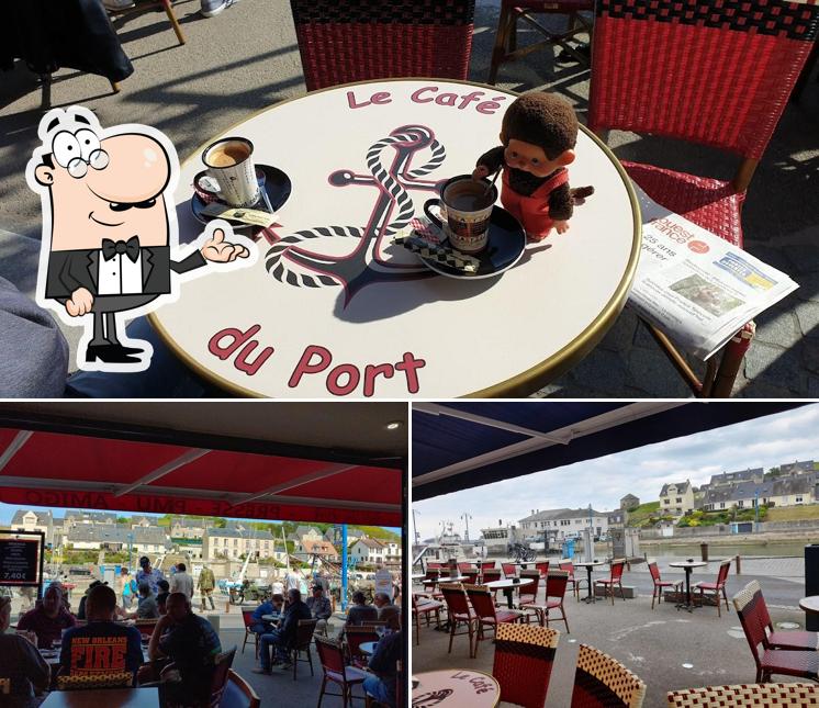 Le Café du Port, Port-en-Bessin-Huppain - Restaurant menu, prices and ...