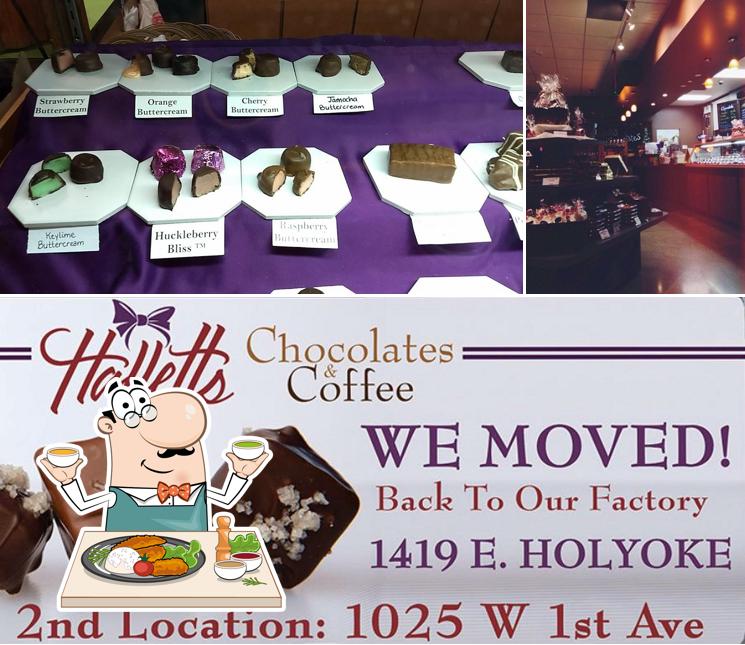 Halletts Chocolates Factory Store and Coffee, 1419 E Holyoke Ave in ...