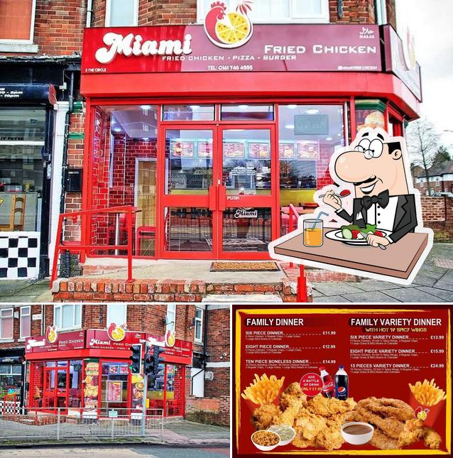 Miami Fried Chicken, 2 The Cir, Barton Rd in Manchester - Restaurant ...