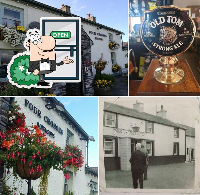 Pub y bar Four Crosses Inn, Menai Bridge, Four Crosses Pentraeth Road ...