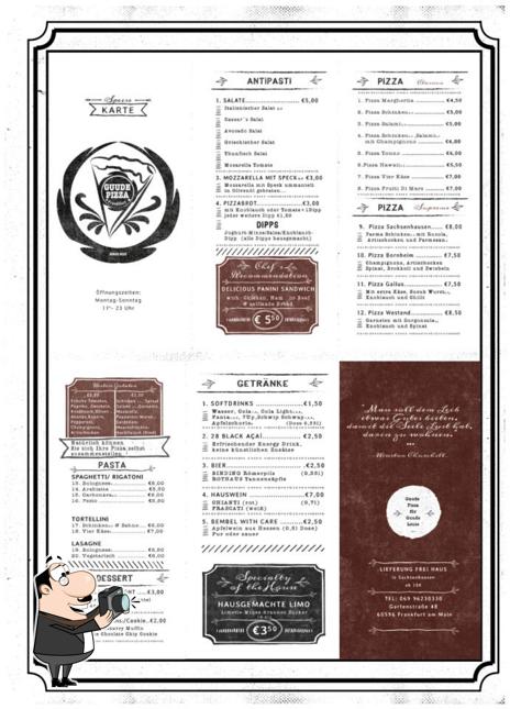 Guude Pizza, Frankfurt am Main - Speisekarte, Preise und Bewertungen