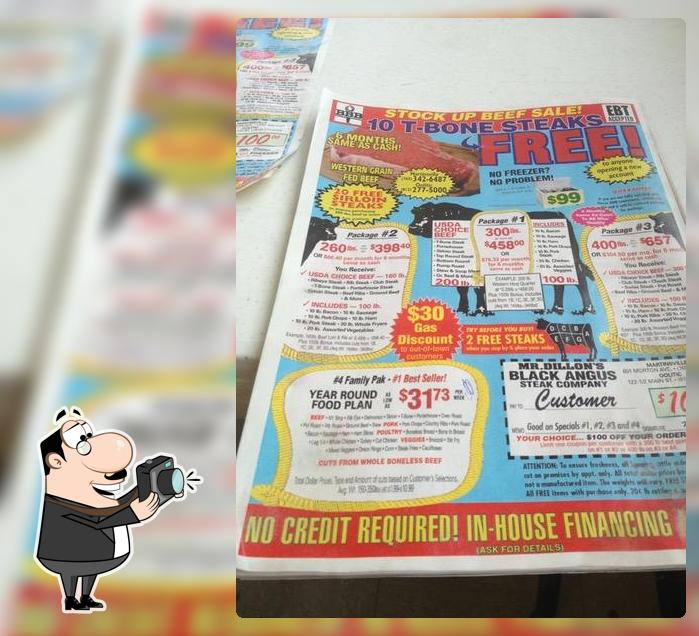 Mr Dillon's Black Angus Steak, Martinsville - Restaurant menu, prices ...