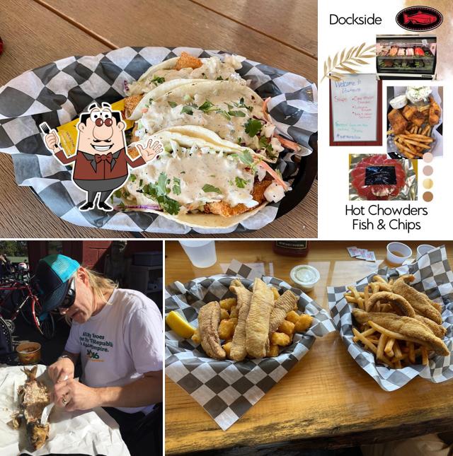 Café The Fisherman's Daughter at Dockside Fish Market, Grand Marais ...