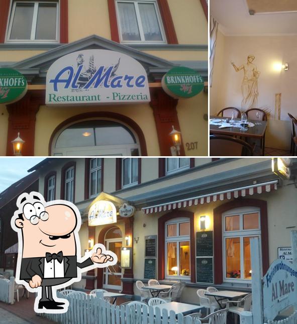 Al Mare pizzeria, Norden - Restaurant menu and reviews