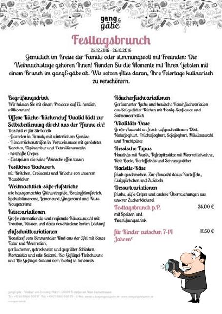 The Cooking Ape GmbH & Co. KG restaurant, Frankfurt - Restaurant menu ...
