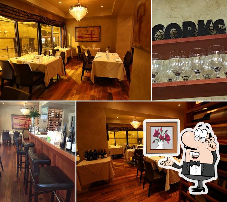 Corks Restaurant, 305 Lakeshore Rd E in Oakville - Restaurant menu and ...