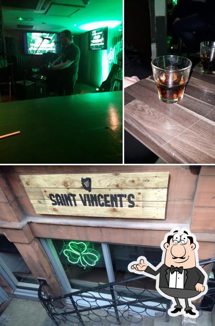 St. Vincent's Boston Irish Bar, Glasgow - Restaurant menu, prices and ...