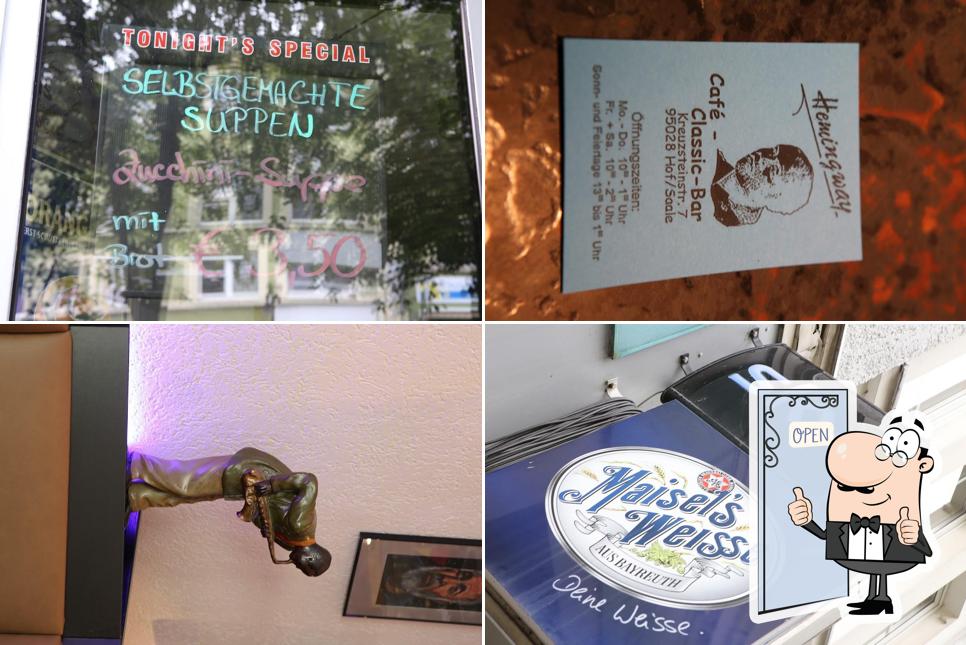 Café Bar Hemingway, Hof - Restaurant reviews