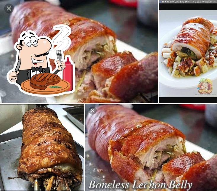 Boneless Lechon Belly De Cebu restaurant, Urdaneta City