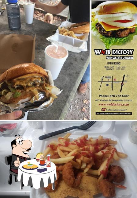 WNB Factory - Wings & Burger, 6071 Fairburn Rd in Douglasville ...