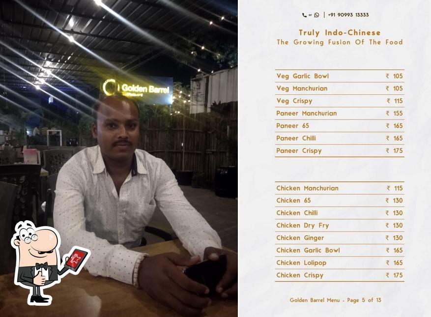 Golden Barrel, Daman - Restaurant menu, prices and reviews