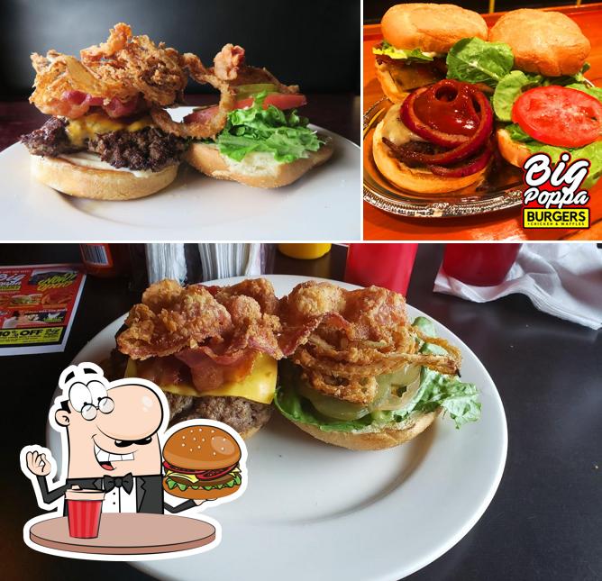 Big Poppa Burgers Chicken & Waffles in Harvey - Restaurant menu and reviews