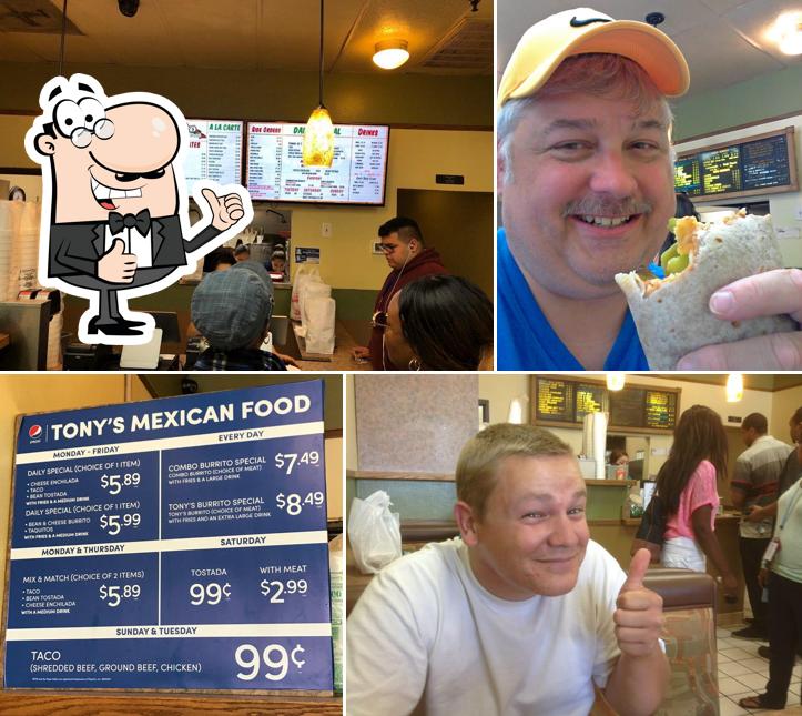 Tony's Mexican Food, Riverside - Restaurant menu, prices and reviews