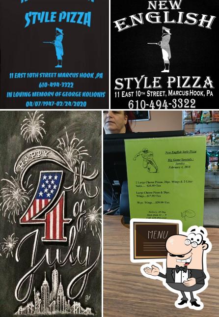 New English Style Pizza in Marcus Hook - Restaurant menu and reviews