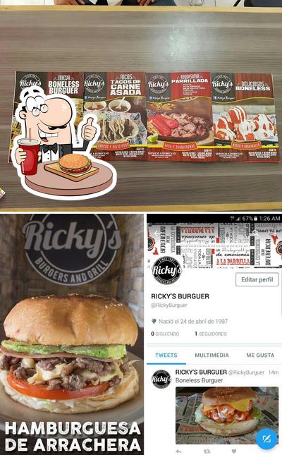 Ricky's Burger & Grill restaurant, Guadalupe - Restaurant menu and reviews