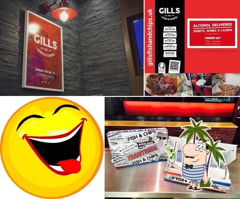 Gills Fish & Chips Gateshead in Gateshead - Restaurant menu and reviews