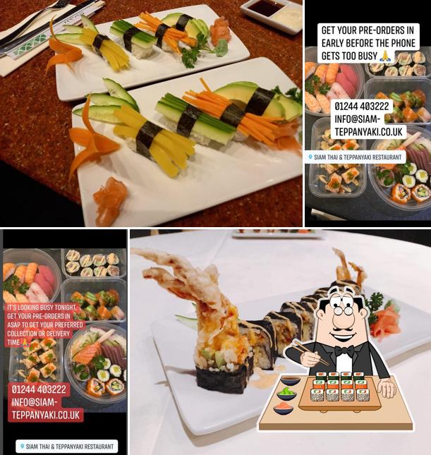 Siam Thai & Teppan-Yaki in Chester - Restaurant menu and reviews
