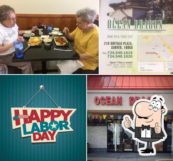 Ocean Dragon Chinese in Sarver - Restaurant menu and reviews