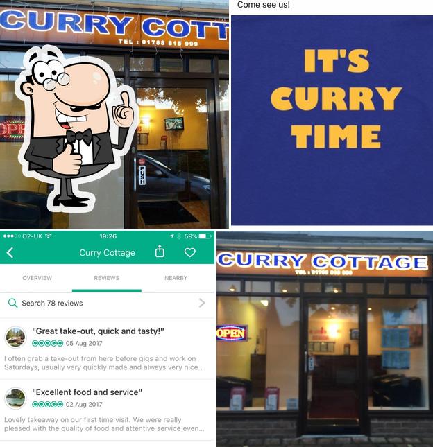Curry Cottage Rugby in Rugby - Restaurant menu and reviews