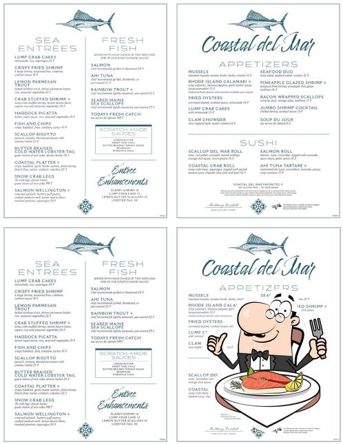 Coastal Del Mar - Seafood Grill, Lady Lake - Restaurant menu, prices ...