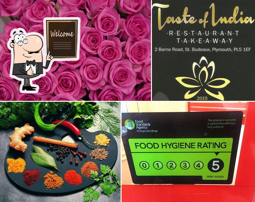 Taste of India in Plymouth - Restaurant menu and reviews