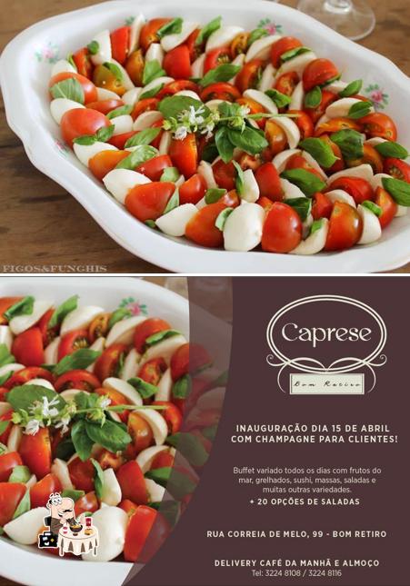 Caprese, São Paulo, Estação Tiradentes - Menu do restaurante, preços e ...