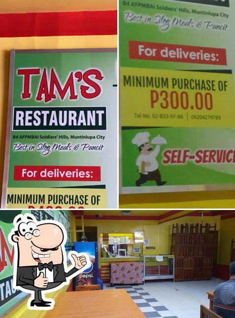 Tam's Restaurant, Muntinlupa - Restaurant menu, prices and reviews