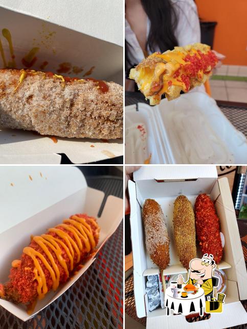 Two Hands Seoul Fresh Corn Dogs, East Los Angeles - Restaurant menu ...