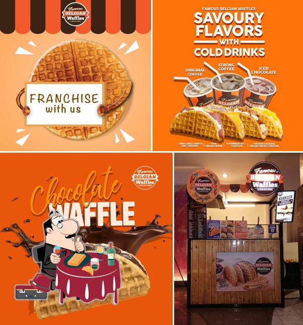 Famous Belgian Waffles desserts, Makati, 6801 Ayala Ave - Restaurant menu