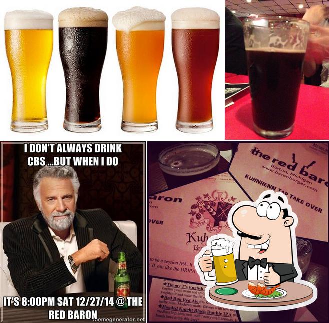 The Red Baron, 2495 S Center Rd in Burton - Restaurant menu and reviews