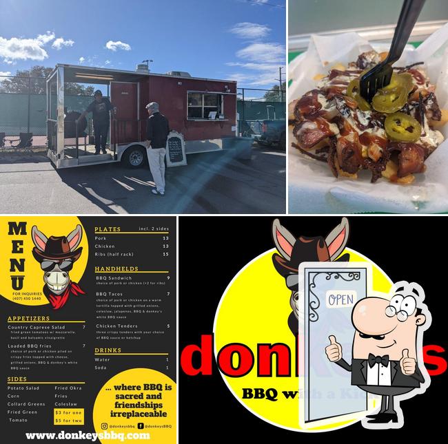 Donkey's BBQ in Titusville - Restaurant menu
