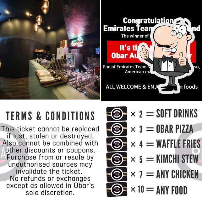 Obar & OBar Snack in Auckland - Restaurant menu and reviews