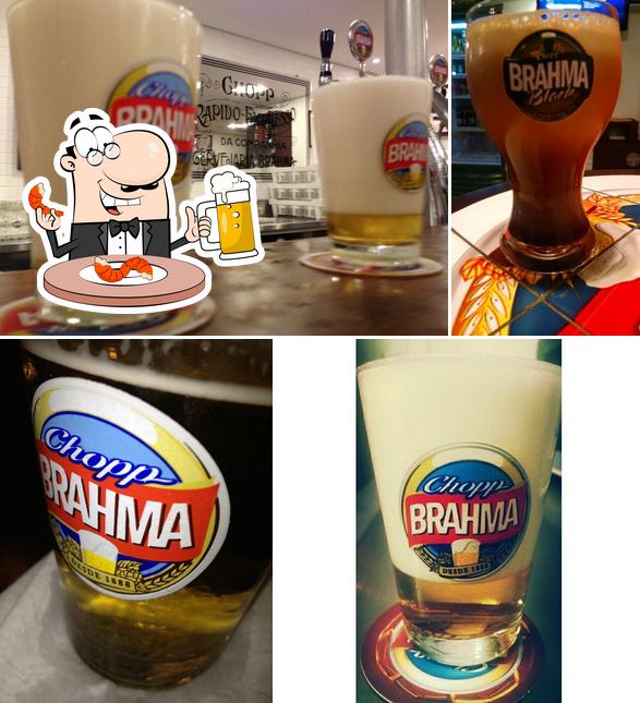 Pub y bar Quiosque Chopp Brahma, Praia Grande, Avenida Marechal Mallet ...