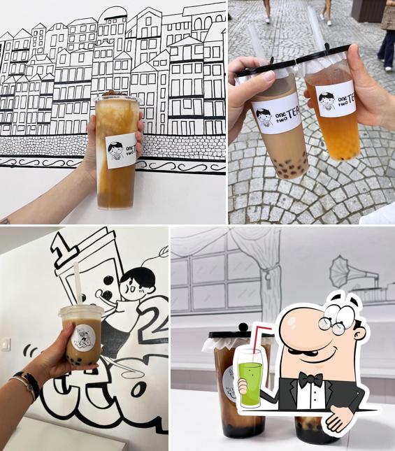 Bubble tea•Coffee•2D Café at One Two Tea, Porto - Menu do restaurante ...